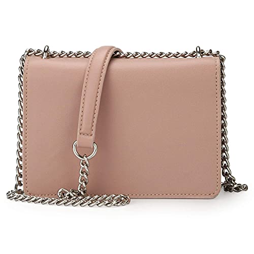 DAVIDJONES Faux Leather Hobo Purse and Wallet set for women Chain Crossbody Shoulder Bags