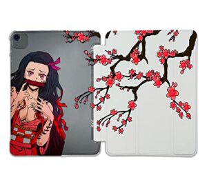 cute anime kawaii girl sakura case compatible with all generations ipad air pro mini 5 6 11 inch 12.9 10.9 10.2 9.7 7.9 plastic fabric cover slim smart stand sn1010 (8.3" mini 6th gen)