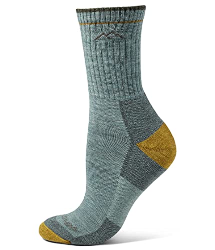 Darn Tough Vermont Merino Wool Micro Crew Socks Cushion Sage MD (US 7.5-9.5)