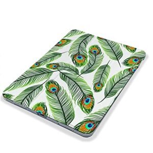 Cute Peacock Feather Art case Compatible with iPad Mini Air Pro 7.9 8.3 9.7 10.2 10.9 11 12.9 inch Pattern Cover New 2022 2021 Trifold Stand 3 4 5 6 7 8 9 Generation 483 (11" Pro 1/2/3 gen)