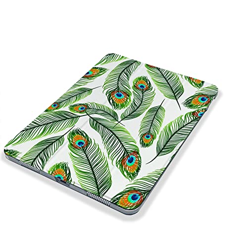 Cute Peacock Feather Art case Compatible with iPad Mini Air Pro 7.9 8.3 9.7 10.2 10.9 11 12.9 inch Pattern Cover New 2022 2021 Trifold Stand 3 4 5 6 7 8 9 Generation 483 (11" Pro 1/2/3 gen)