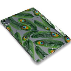 Cute Peacock Feather Art case Compatible with iPad Mini Air Pro 7.9 8.3 9.7 10.2 10.9 11 12.9 inch Pattern Cover New 2022 2021 Trifold Stand 3 4 5 6 7 8 9 Generation 483 (11" Pro 1/2/3 gen)