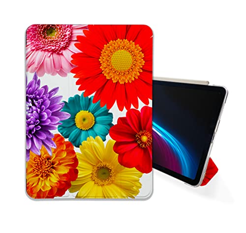 Cute Flowers Nature Plants Art case Compatible with iPad Mini Air Pro 7.9 8.3 9.7 10.2 10.9 11 12.9 inch Pattern Cover New 2022 2021 Trifold Stand 3 4 5 6 7 8 9 Generation 494 (10.2" 7/8/9 gen)