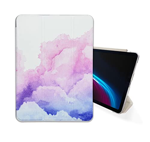 Cute Landscape Pink Clouds case Compatible with iPad Mini Air Pro 7.9 8.3 9.7 10.2 10.9 11 12.9 inch Pattern Cover New 2022 2021 Trifold Stand 3 4 5 6 7 8 9 Generation 493 (10.2" 7/8/9 gen)