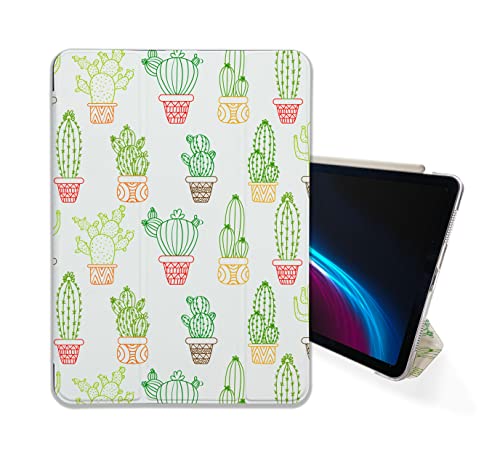 Kawaii Cactus Cute Painted case Compatible with iPad Mini Air Pro 7.9 8.3 9.7 10.2 10.9 11 12.9 inch Pattern Cover New 2022 2021 Trifold Stand 3 4 5 6 7 8 9 Generation 502 (7.9" Mini 4/5)