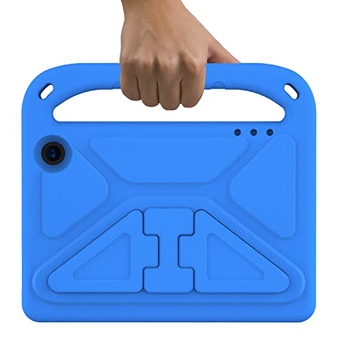 JGY Fire 7 2022 12th Gen Kids case with Handle Stand Amazon Fire 7 EVA Kid-Proof Rugged Shockproof Full Cover Fire 7 Case for Boy Girl Kids (Blue)