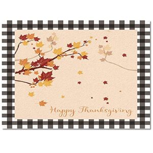 indoor area rugs thanksgiving autumn falling leaf non-slip floor mats black white check rectangular carpet soft washable rugs for living room/bedroom/hallway home decor - 2x3 feet