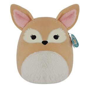 squishmallows 14-inch pace tan fennec fox - large ultrasoft official kelly toy plush