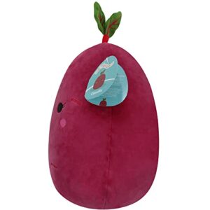 Squishmallows 12-Inch Claudia Purple Beet - Medium-Sized Ultrasoft Official Kelly Toy Plush