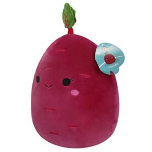 Squishmallows 12-Inch Claudia Purple Beet - Medium-Sized Ultrasoft Official Kelly Toy Plush