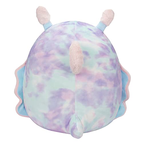 Squishmallows 14-Inch Dottie Pink and Blue Tie-Dye Sea Slug - Large Ultrasoft Official Kelly Toy Plush