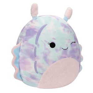 Squishmallows 14-Inch Dottie Pink and Blue Tie-Dye Sea Slug - Large Ultrasoft Official Kelly Toy Plush