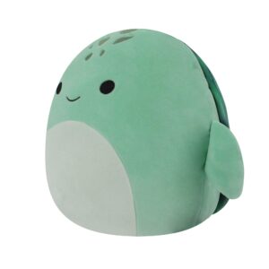 Squishmallows FlipAMallows 12-Inch Odile Grey Seal and Cole Teal Turtle - Medium-Sized Ultrasoft Official Kelly Toy Plush