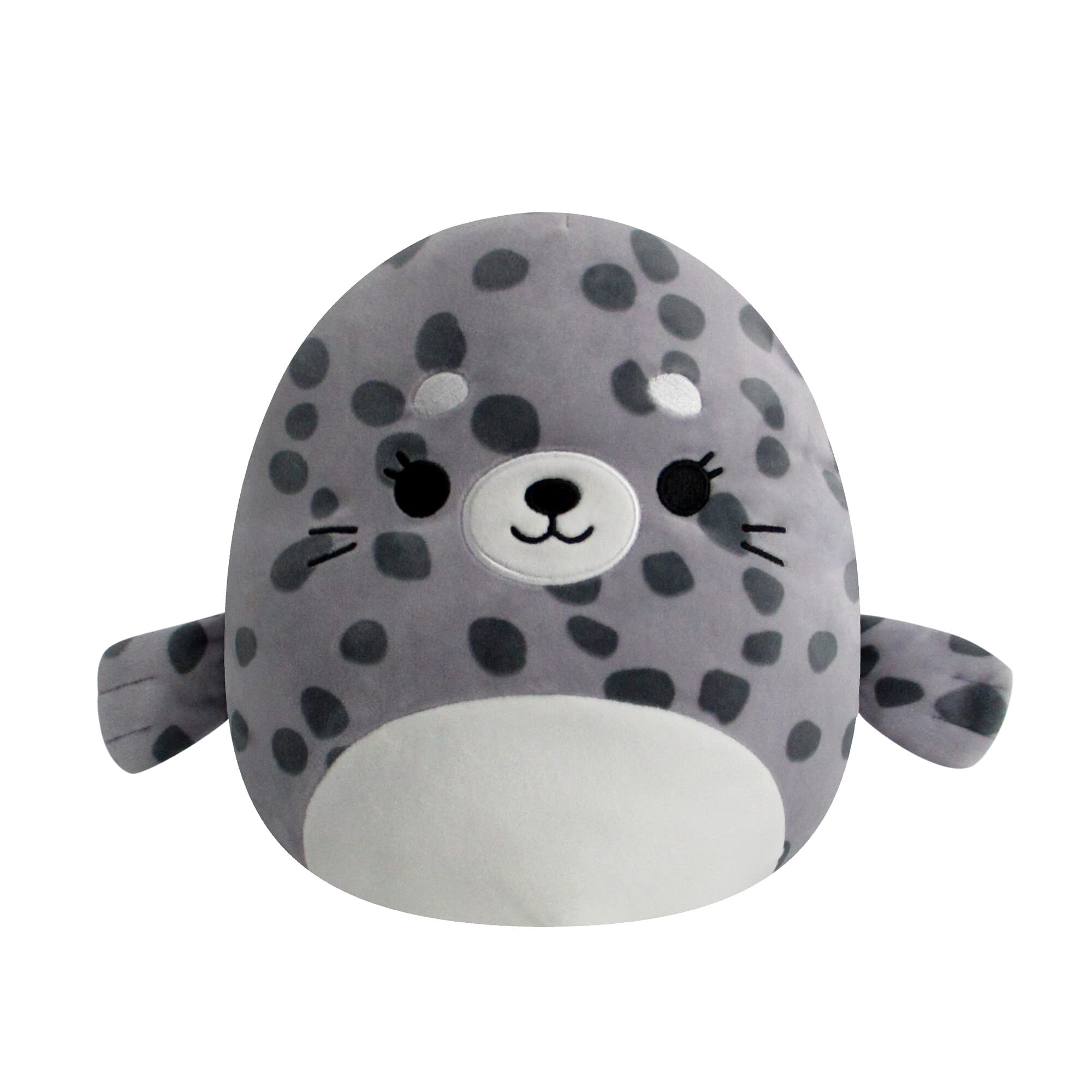 Squishmallows FlipAMallows 12-Inch Odile Grey Seal and Cole Teal Turtle - Medium-Sized Ultrasoft Official Kelly Toy Plush