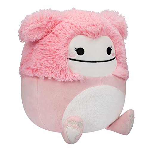 Squishmallows 8-Inch Brina Pink Bigfoot with Fuzzy Belly - Little Ultrasoft Official Kelly Toy Plush