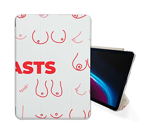 Cute Painted Breasts Art case Compatible with iPad Mini Air Pro 7.9 8.3 9.7 10.2 10.9 11 12.9 inch Pattern Cover New 2022 2021 Trifold Stand 3 4 5 6 7 8 9 Generation 579 (7.9" Mini 4/5)