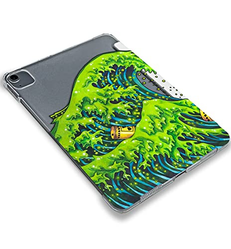 Great Wave Kanagawa Toxic case Compatible with iPad Mini Air Pro 7.9 8.3 9.7 10.2 10.9 11 12.9 inch Pattern Cover New 2022 2021 Trifold Stand 3 4 5 6 7 8 9 Generation 582 (11" Pro 1/2/3 gen)