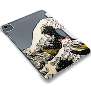 Great Wave Kanagawa Cat case Compatible with iPad Mini Air Pro 7.9 8.3 9.7 10.2 10.9 11 12.9 inch Pattern Cover New 2022 2021 Trifold Stand 3 4 5 6 7 8 9 Generation 583 (10.2" 7/8/9 gen)