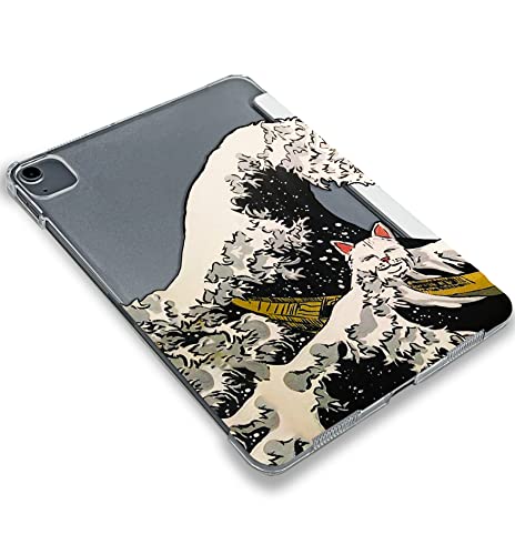 Great Wave Kanagawa Cat case Compatible with iPad Mini Air Pro 7.9 8.3 9.7 10.2 10.9 11 12.9 inch Pattern Cover New 2022 2021 Trifold Stand 3 4 5 6 7 8 9 Generation 583 (10.2" 7/8/9 gen)