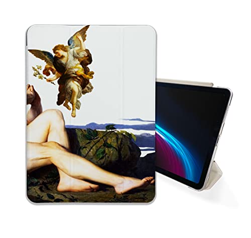 Cute Renaissance Angels Art case Compatible with iPad Mini Air Pro 7.9 8.3 9.7 10.2 10.9 11 12.9 inch Pattern Cover New 2022 2021 Trifold Stand 3 4 5 6 7 8 9 Generation 592 (10.2" 7/8/9 gen)