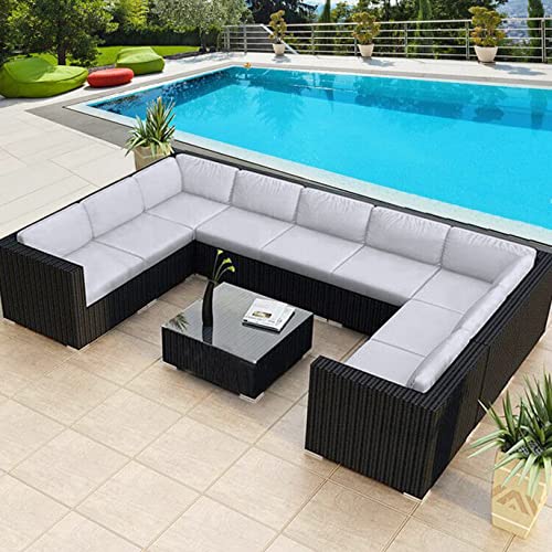 Cinnamonee Patio Cushion Cover Outdoor Seat Chair Covers Water Repellent Slipcovers Indoor Square Slip Covers with Zipper for Sofa Couch (Grey, 18x16x4), 2 Count (Pack of 1)