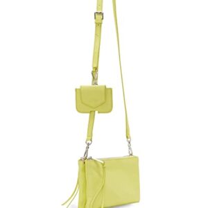 Vince Camuto Mekhi Small Crossbody, Lemon Mustard