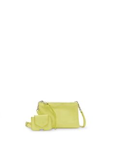 vince camuto mekhi small crossbody, lemon mustard