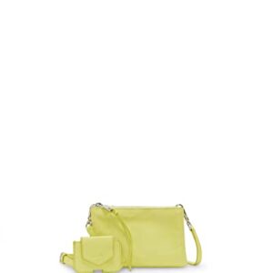 Vince Camuto Mekhi Small Crossbody, Lemon Mustard