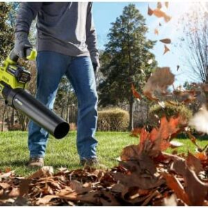 Lawn Care Bundle RYOBI 110 MPH 525 CFM 40-Volt Lithium-Ion Cordless Variable-Speed Jet Fan Bare Tool Leaf Blower, Battery and Charger Not Included (Bulk Packaged)