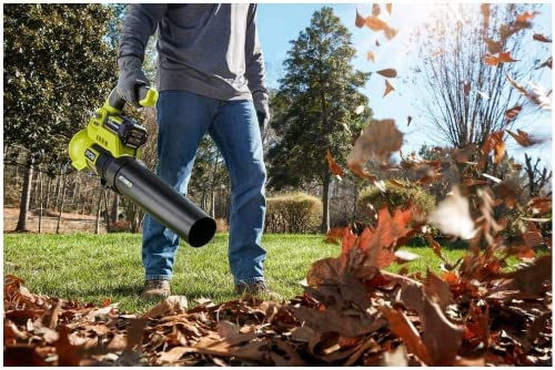 Lawn Care Bundle RYOBI 110 MPH 525 CFM 40-Volt Lithium-Ion Cordless Variable-Speed Jet Fan Bare Tool Leaf Blower, Battery and Charger Not Included (Bulk Packaged)