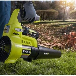 Lawn Care Bundle RYOBI 110 MPH 525 CFM 40-Volt Lithium-Ion Cordless Variable-Speed Jet Fan Bare Tool Leaf Blower, Battery and Charger Not Included (Bulk Packaged)