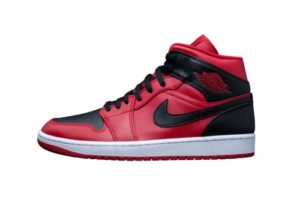 jordan mens 1 mid 554724 660 reverse bred - size 9