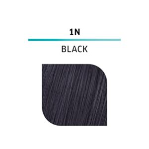 WELLA Color Charm Demi Permanent Hair Color, 1N Black 2oz