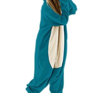 Sqlszt Animal Onesie Adult One Piece Cosplay Pajamas Costume for Women Men Halloween christmas L Green