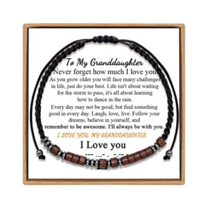 joycuff to my granddaughter bracelets from grandma birthday mother's day christmas gifts for granddaughter morse code bracelets for women i love you