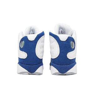 Jordan Boy's Air Jordan 13 Retro (Big Kid) White/Fire Red/French Blue/Light Steel Grey 6 Big Kid M