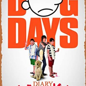 Ysirseu Diary of a Wimpy Kid: Dog Days (#1 of 9) 2012 Movie Poster Wall Home Wall Art Metal Tin Sign 8x12 inch, 8 x 12 Inch