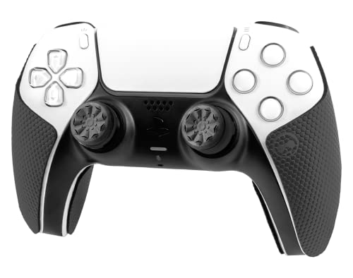 KontrolFreek FPS Freek Galaxy Black for Playstation 4 (PS4) and Playstation 5 (PS5) | Performance Thumbsticks | 1 High-Rise, 1 Mid-Rise | Black (Limited Edition)