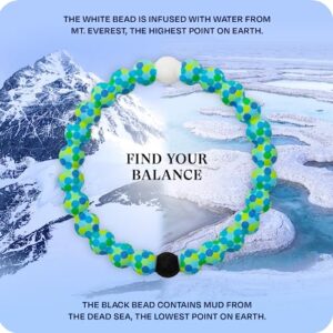 Lokai Silicone Beaded Bracelet for Stigma-Free Mental Health Awareness - Dots Style (Large, 7 Inch Circumference) - Jewelry Fashion Bracelet Slides-On for Comfortable Fit for Men, Women & Kids