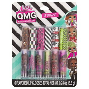 lol omg! 6 piece lip gloss clamshell