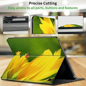 Case for All-New Kindle Fire 7 12th Generation 2022 Release Latest Model Fire 7 Tablet Case for Kids Lightweight Protective PU Leather Smart Stand Cover with Auto Wake Sleep - Cute Flowers