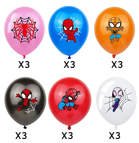 186PCS Spidey And His Amazing Friends SPlDERMEN Birthday Party Supplies for Kid, Party decorations for Girls, Baby Shower, Happy Birthday Supplies, Party Decorations for Boys, Include Invited cards, Sling, Tablecloth, Plates, Napkins, Gift bags, Birthday