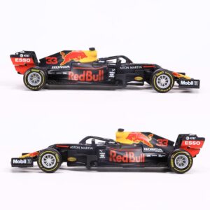 pchmodel 1:43 F1 RB16 Red Bull Racing Car 2021 NO.33Alloy Luxury Vehicle Diecast Cars Model Toy Collection by Bburago 38052/38053 (NO.33 Regular Version)