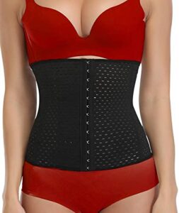 andalinge waist trainer for women weight loss girdle upgraded hourglass waist cincher shaper with steel bones extender