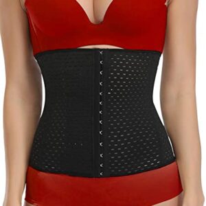 Andalinge Waist Trainer for Women Weight Loss Girdle Upgraded Hourglass Waist Cincher Shaper with Steel Bones Extender