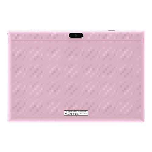 Tablet 64GB 10 Inch Tablet, Android 11 Tablets, 6000mAh Battery Quad Core HD Touch Screen Tableta Computer, with WiFi BT Google Play Tabletas. (Pink)