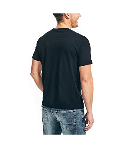 Nautica Men's J-Class T-Shirt, True Black, Medium