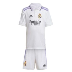 adidas Kids Unisex Soccer Real Madrid 22/23 Home Mini Kit (as1, alpha, xx_s, regular, 2XS)