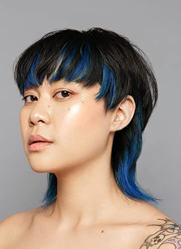 Good Dye Young Streaks and Strands Semi Permanent Hair Dye (Blue Ruin) – UV Protective Temporary Hair Color Lasts 15-24+ Washes – Conditioning Blue Hair Dye – PPD free Hair Dye - Cruelty-Free & Vegan Hair Dye