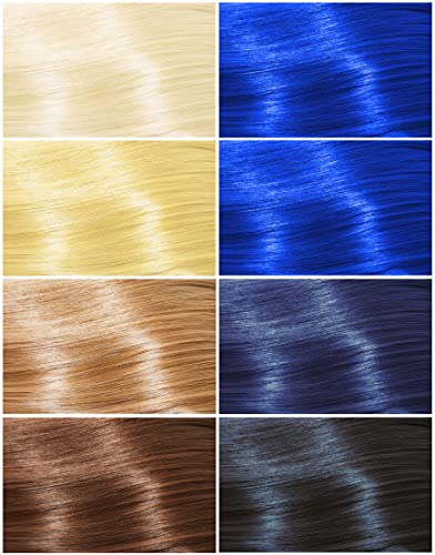 Good Dye Young Streaks and Strands Semi Permanent Hair Dye (Blue Ruin) – UV Protective Temporary Hair Color Lasts 15-24+ Washes – Conditioning Blue Hair Dye – PPD free Hair Dye - Cruelty-Free & Vegan Hair Dye